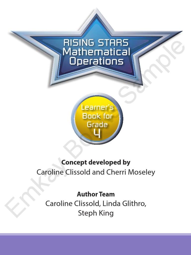 Books Sample: Mathematical Operations | PDF