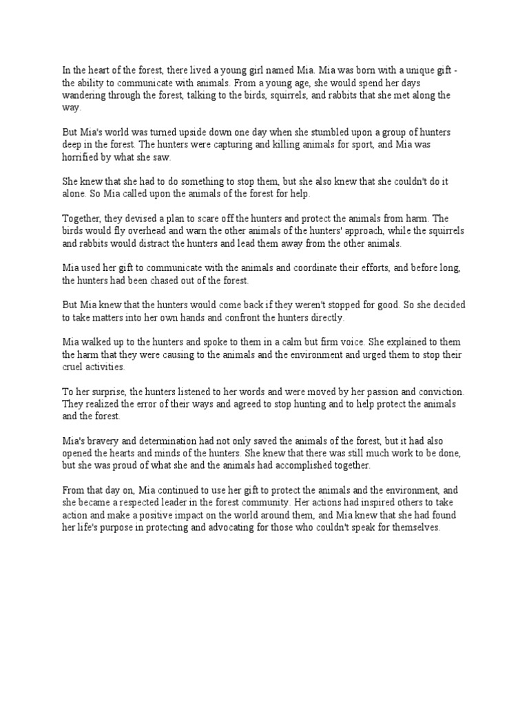 The Heart of The Forest | PDF