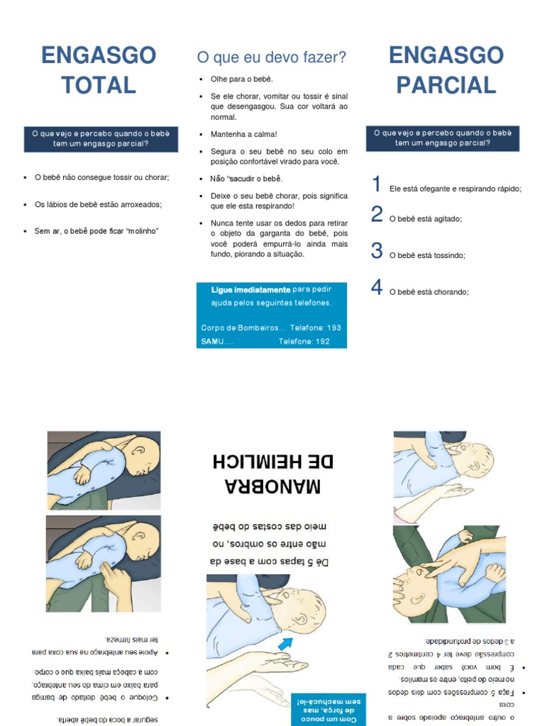 Folder Manobra de Heimlich | PDF