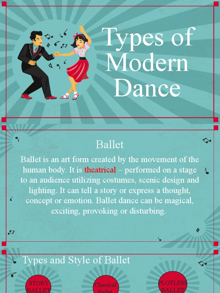 Modern Types of Dance | PDF | Art