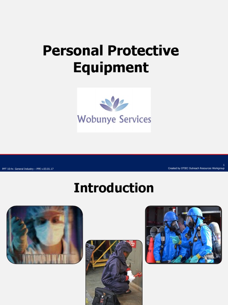 PPE Training Presentation | PDF | Business | Technology & Engineering
