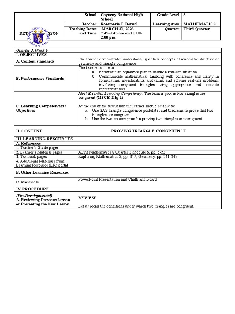 Sas 1 Pdf Geometry Elementary Mathematics