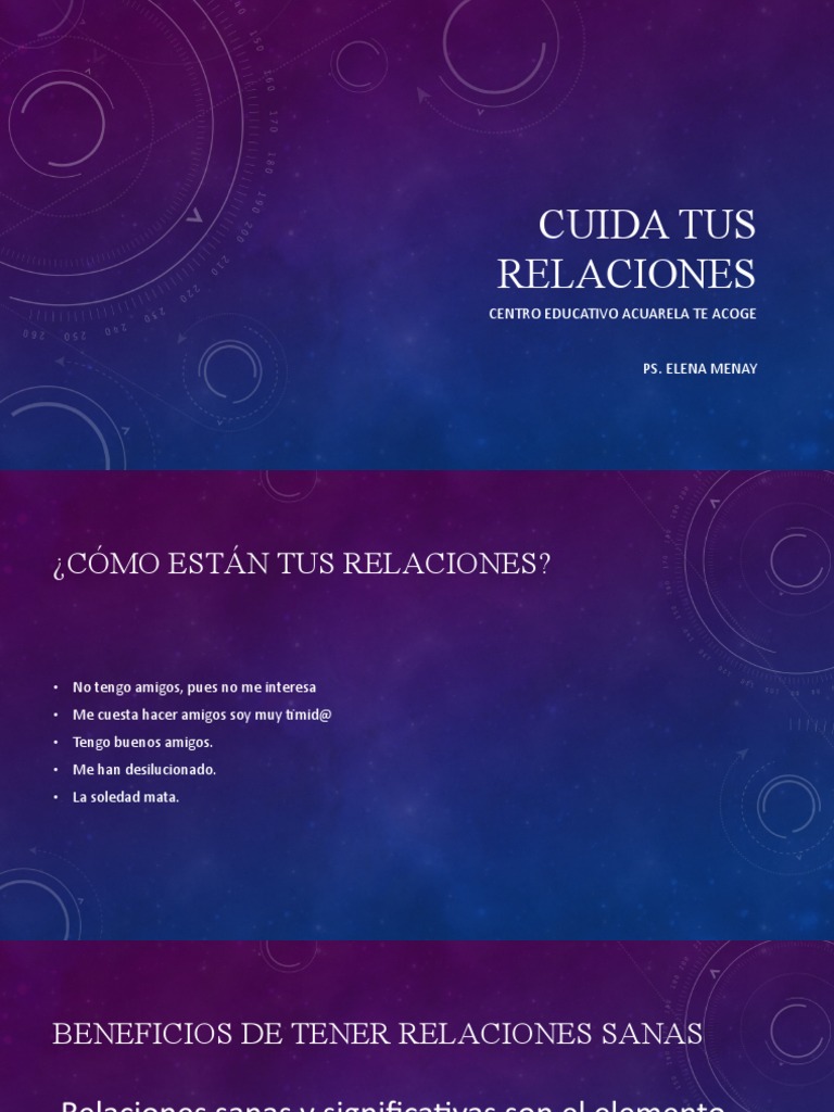 Claves para Cultivar Relaciones Sanas | PDF
