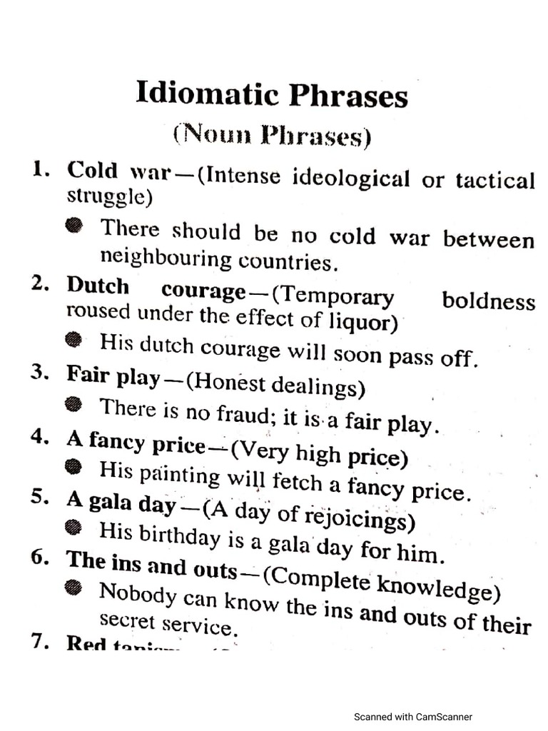 Idioms, Phrasal Verbs | PDF