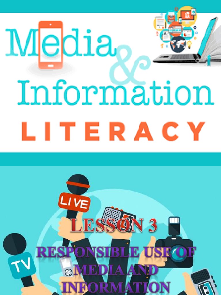 LESSON 3 Responsible Use of Media and Information | PDF | Millennials ...