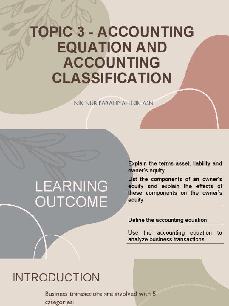 Accounting Equation | PDF | Equity (Finance) | Expense