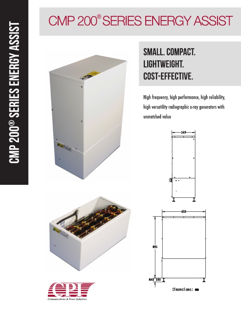 CMP 200 Series Energy Assist Data Front Page Only2 | PDF