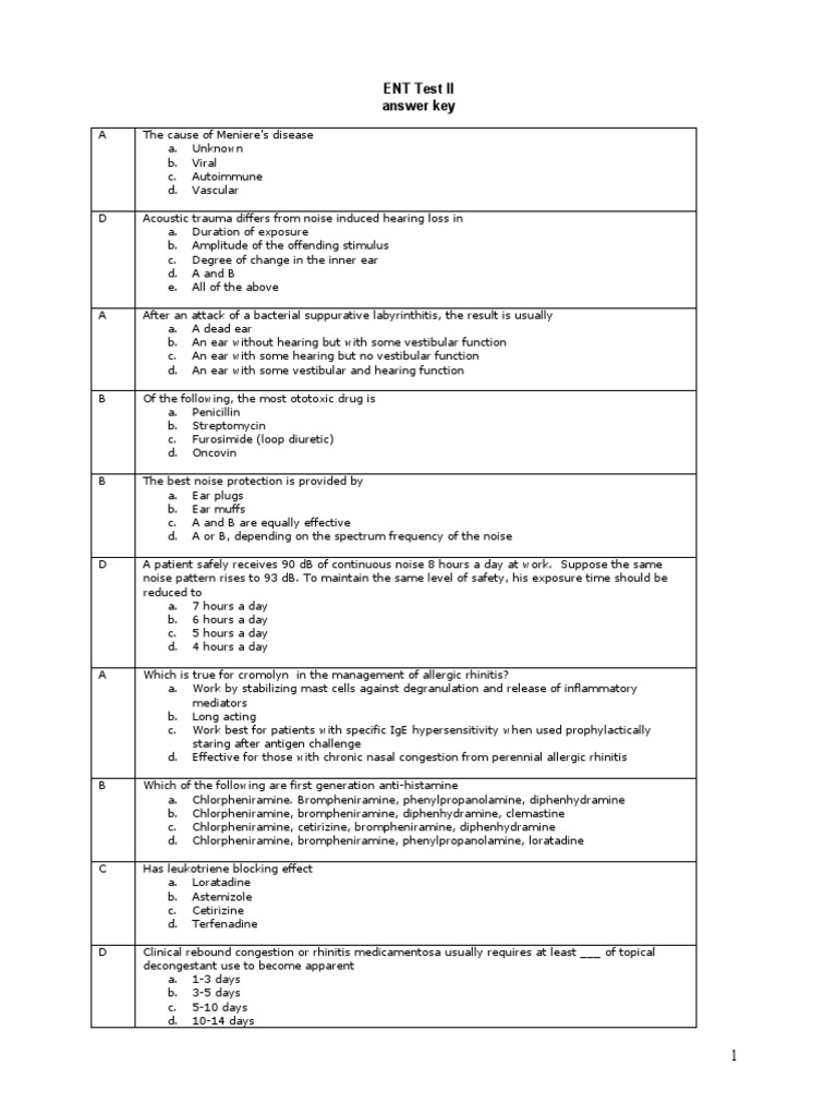 ENT Test II | PDF | Antibody | Immunoglobulin G