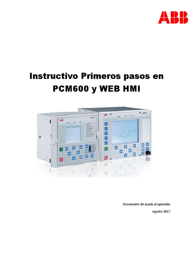 Instructivo para PCM600 y WEB HMI | PDF | Red mundial | Internet y web