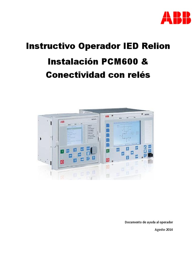 Instructivo Instalacion PCM600 y Conectividad Rev.1 | PDF | Protocolos ...