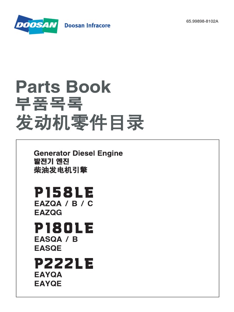 Doosan P222 Parts | PDF | Screw | Mechanical Engineering