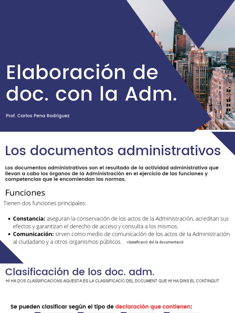 Elaboración de Documentación Con La Adm. 2 | PDF | Ciencias Políticas | Separación de poderes