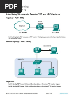 10.4.3 Lab - Using Wireshark To Examine TCP and Udp Captures | PDF | Transmission Control ...
