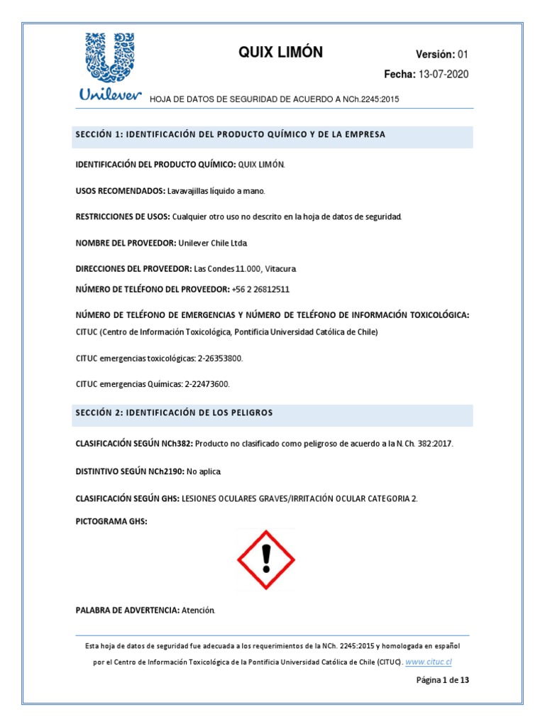 Lavalozas Quix | PDF | Residuos | Ciencias fisicas