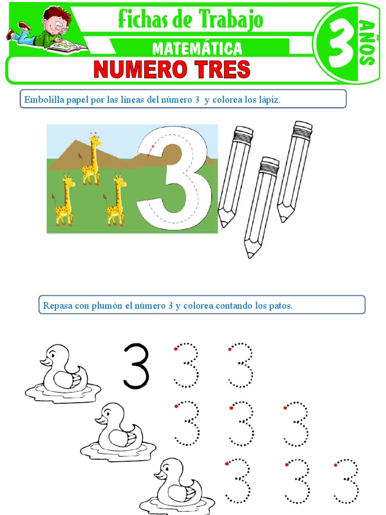 Ficha Del N Umero 3 | PDF