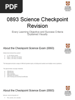 Cambridge Lower Secondary Science 0893 Curriculum Framework | PDF