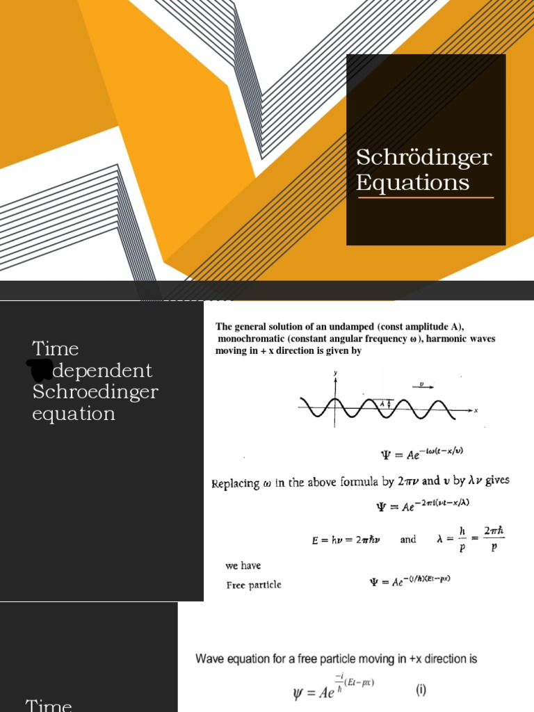 Schroedinger Equations | PDF | Quantum Tunnelling | Quantum Mechanics
