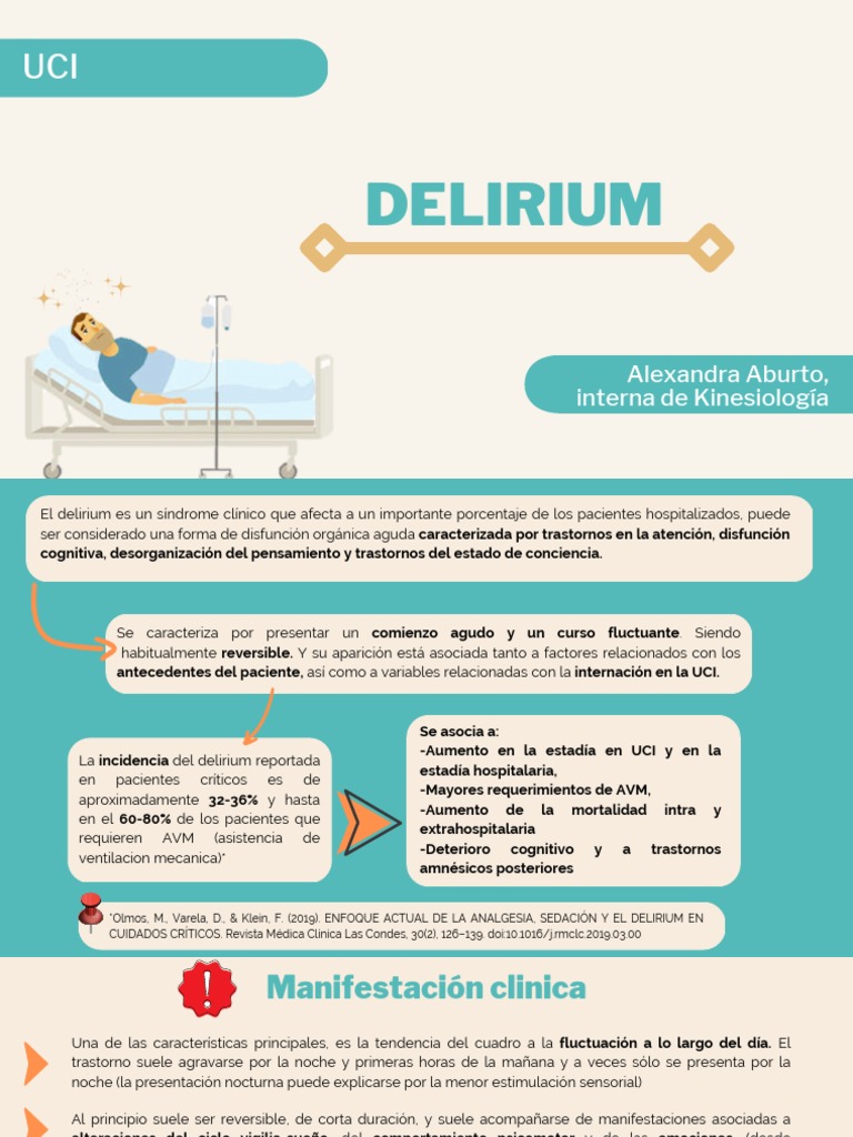 DELIRIUM | PDF | Desorden hiperactivo y deficit de atencion | Causas de ...