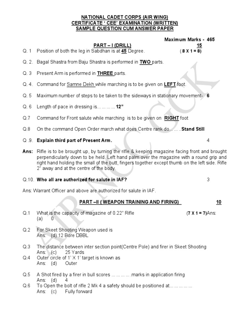 CEE CERT EXAM Sample Paper Set-3 | PDF | Flap (Aeronautics) | Engines