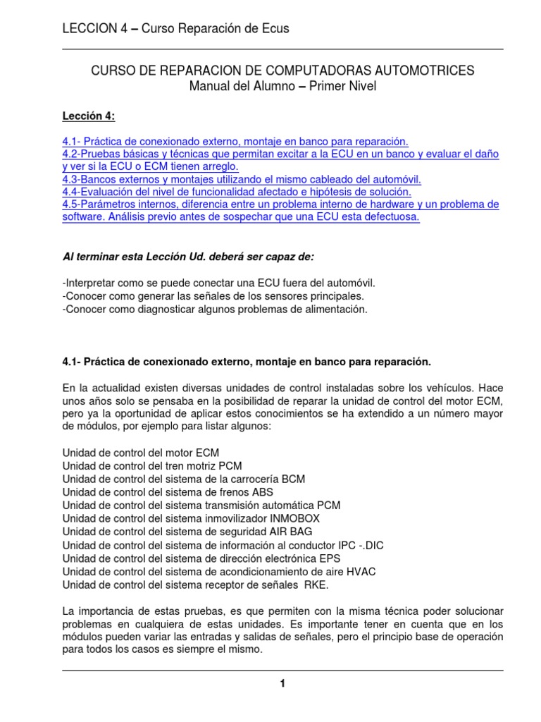 LECCION 1 - Interpretación de Esquemas Eléctricos | PDF | Electrónica | Resistor