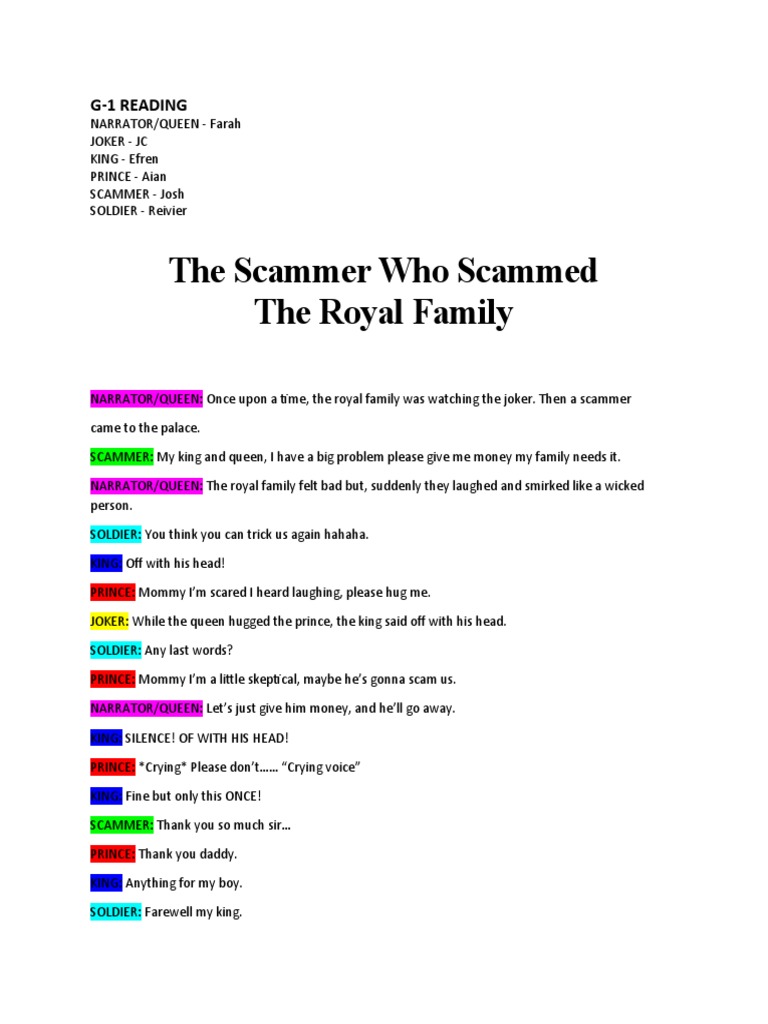 The Scammer Who Scammed The Royal Family | PDF