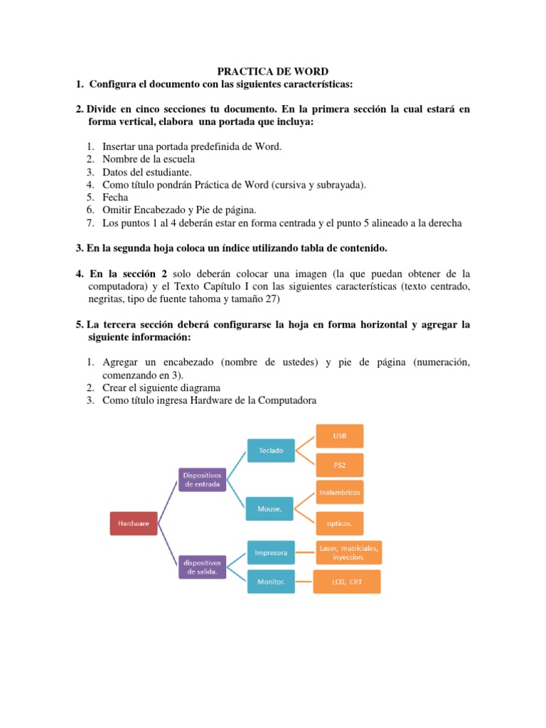 Practica de Word 2 | PDF | Paracaidismo | Informática