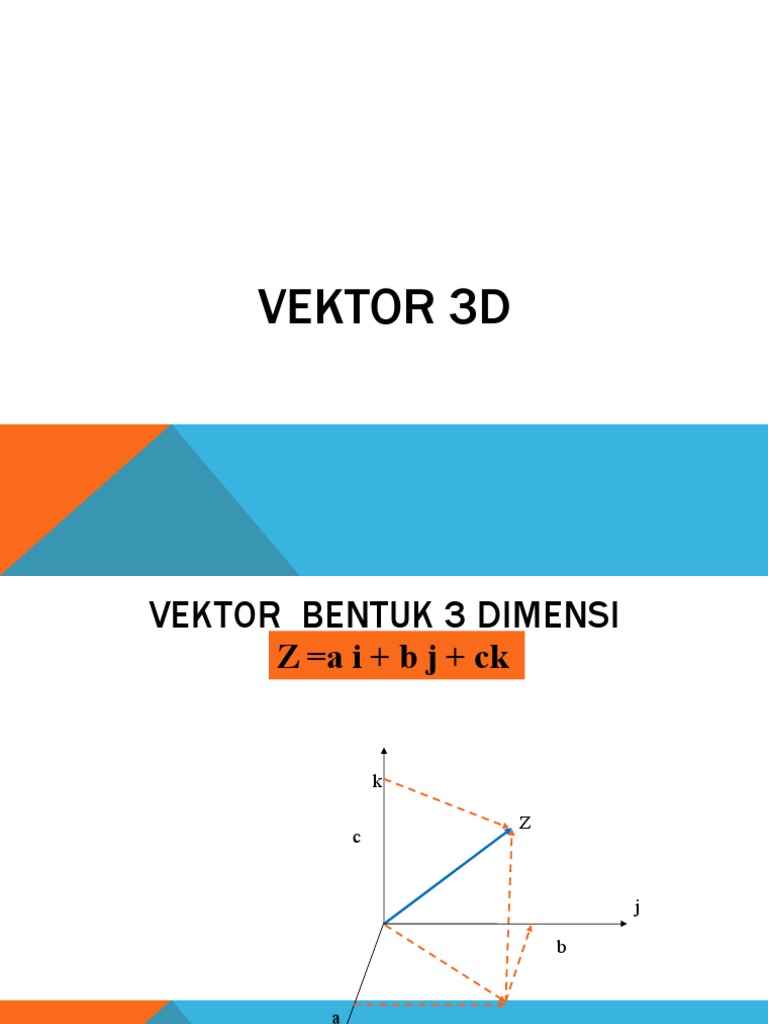 Pertemuan 5 - Vektor 3D | PDF