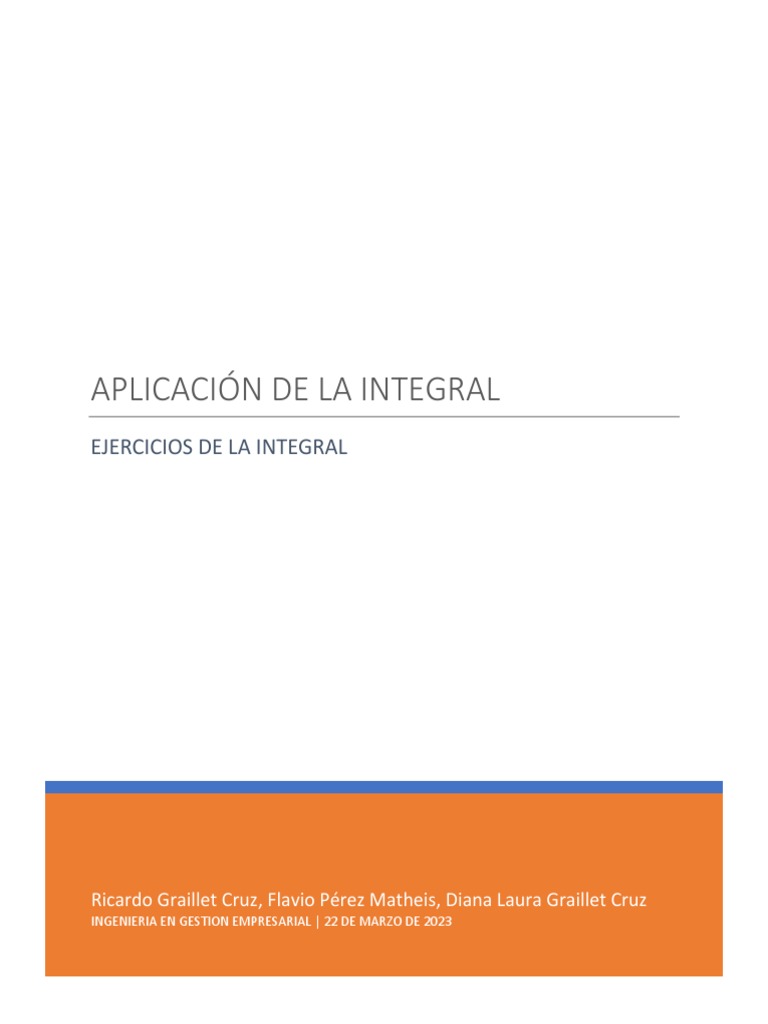 Act 1 de Tema 3 Equipo Reposicion | PDF | Integral | Matemáticas