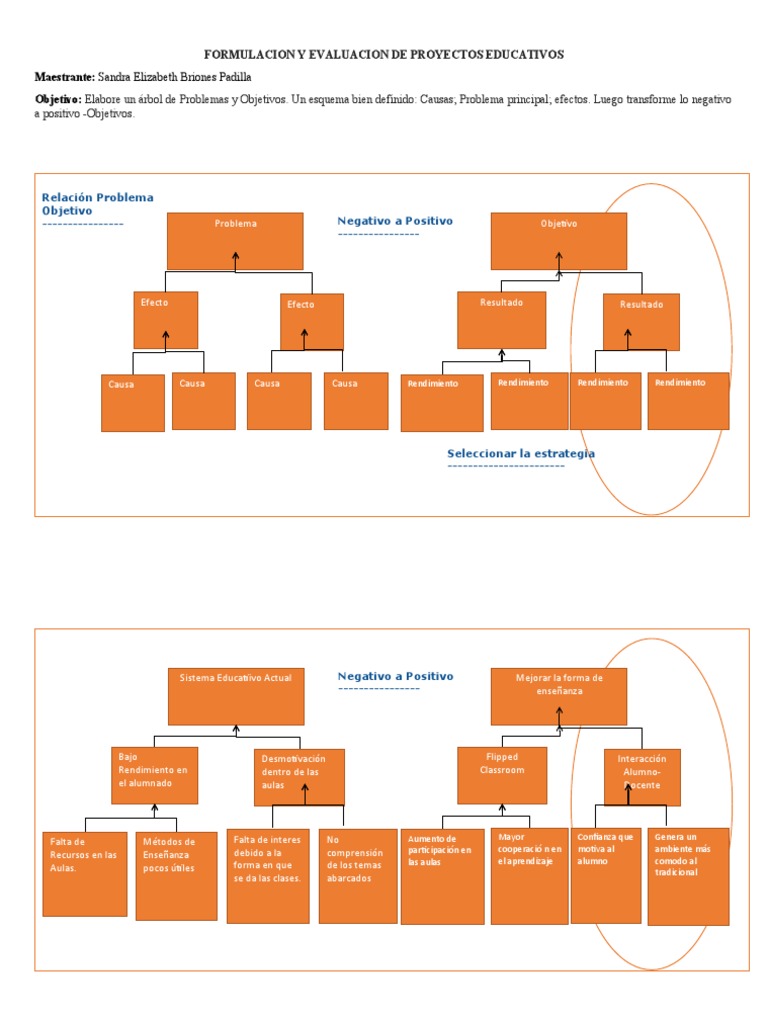 Formulacion y Evaluacion de Proyectos Educativos 2 | PDF