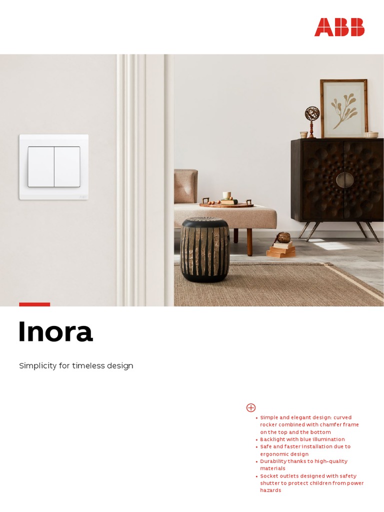 ABB Inora Catalog EN 9AKK107992A4068 ABB | PDF | Ac Power Plugs And Sockets | Electrical Components