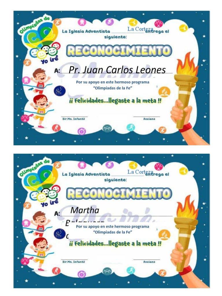 Olimpiadas Reco | PDF