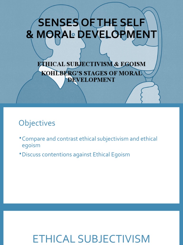 Senses of The Self & Moral Development | PDF | Psychological Egoism ...