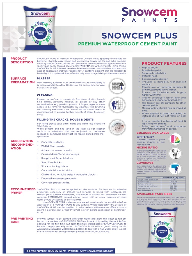 Snowcem Waterpr | PDF