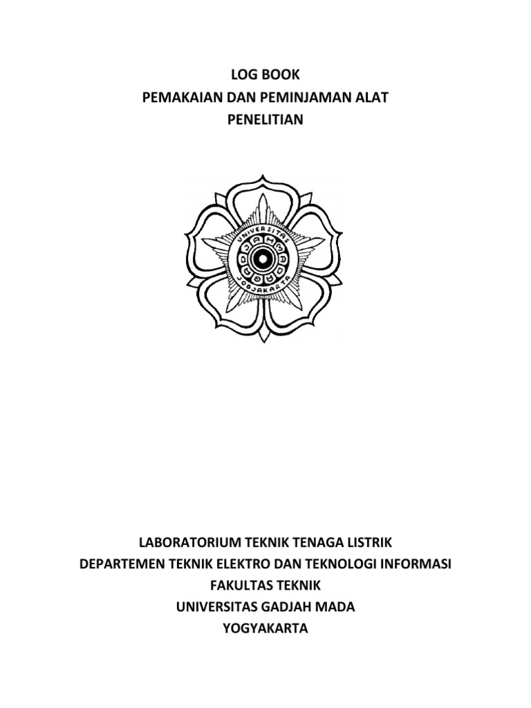 Log Book Pemakaian Dan Peminjaman Alat Penelitian | PDF | Sains ...