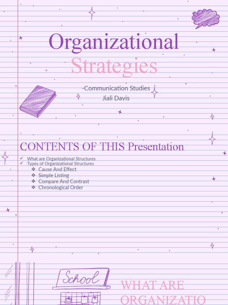 Organizational Strategies (Communication Studies) CAPE | PDF