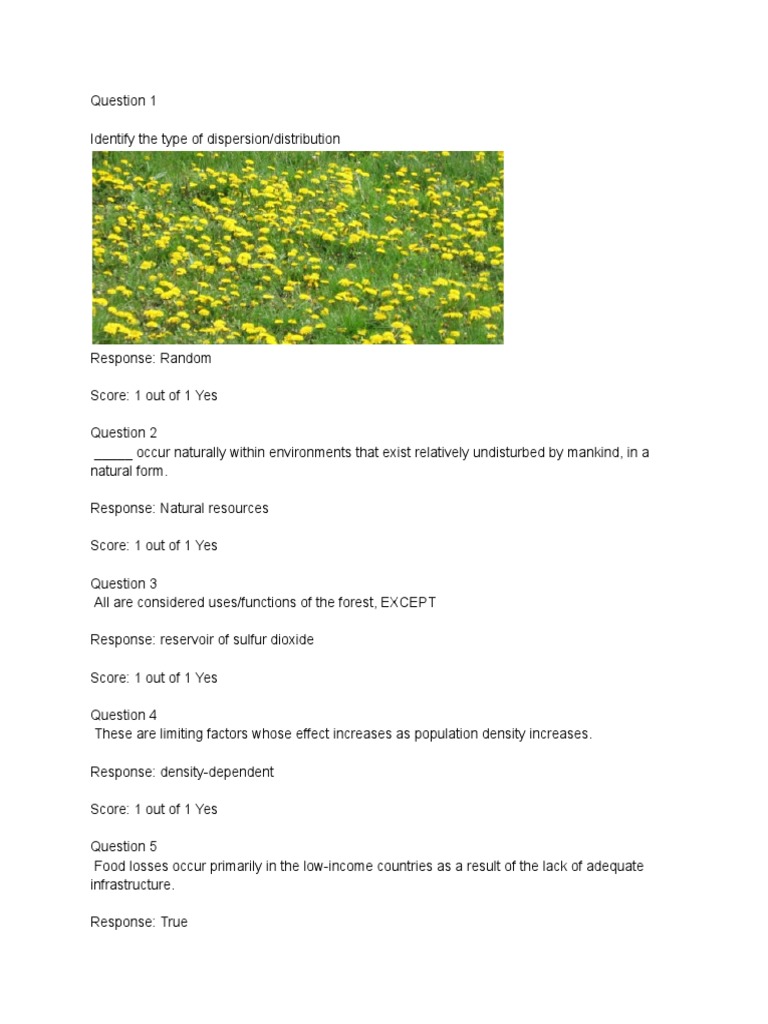 Exam on Umbrella Species Concepts | PDF | Ecosystem | Biodiversity
