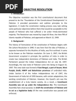 Objective Resolution 1949 | PDF | Pakistan | Constitutional Law