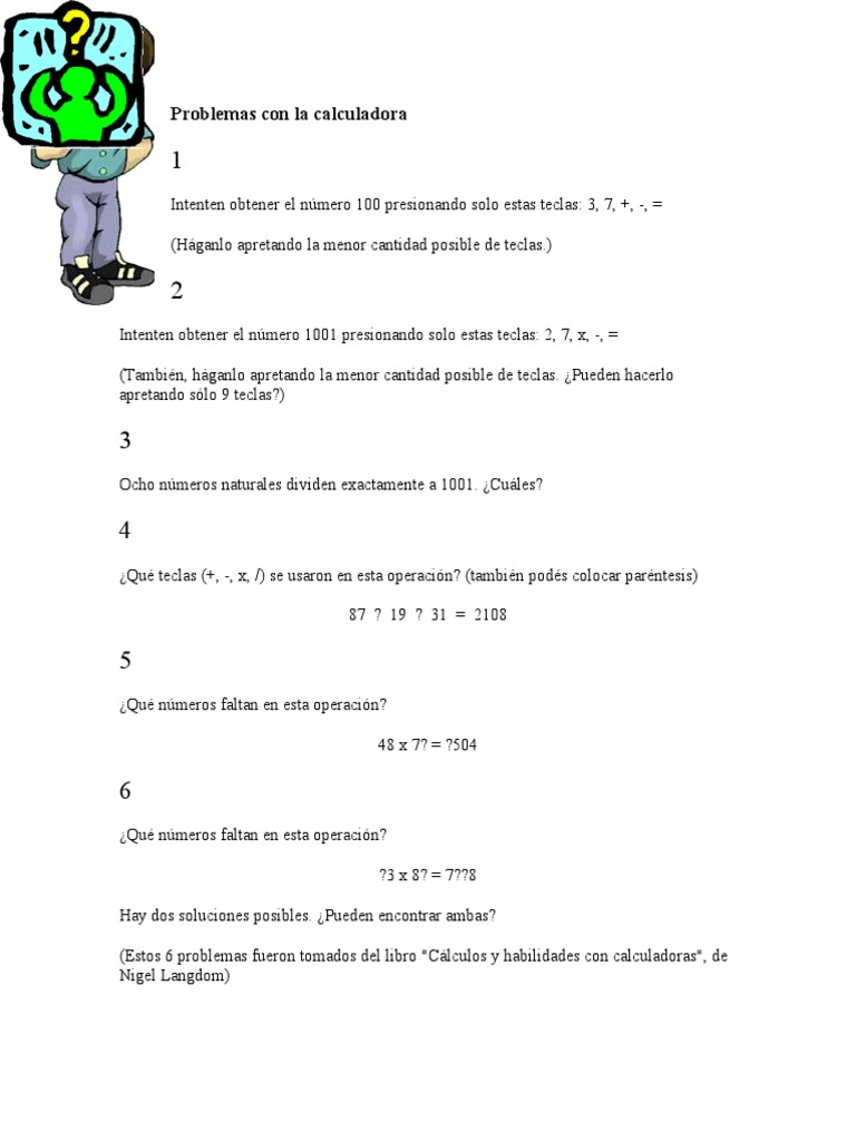 Problemas de Mate Club | PDF