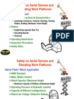 Safe Operating Procedure For Scissor Lift | PDF | Elevator | Personal ...
