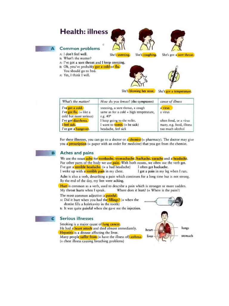 FIRST AID Vocabulary | PDF