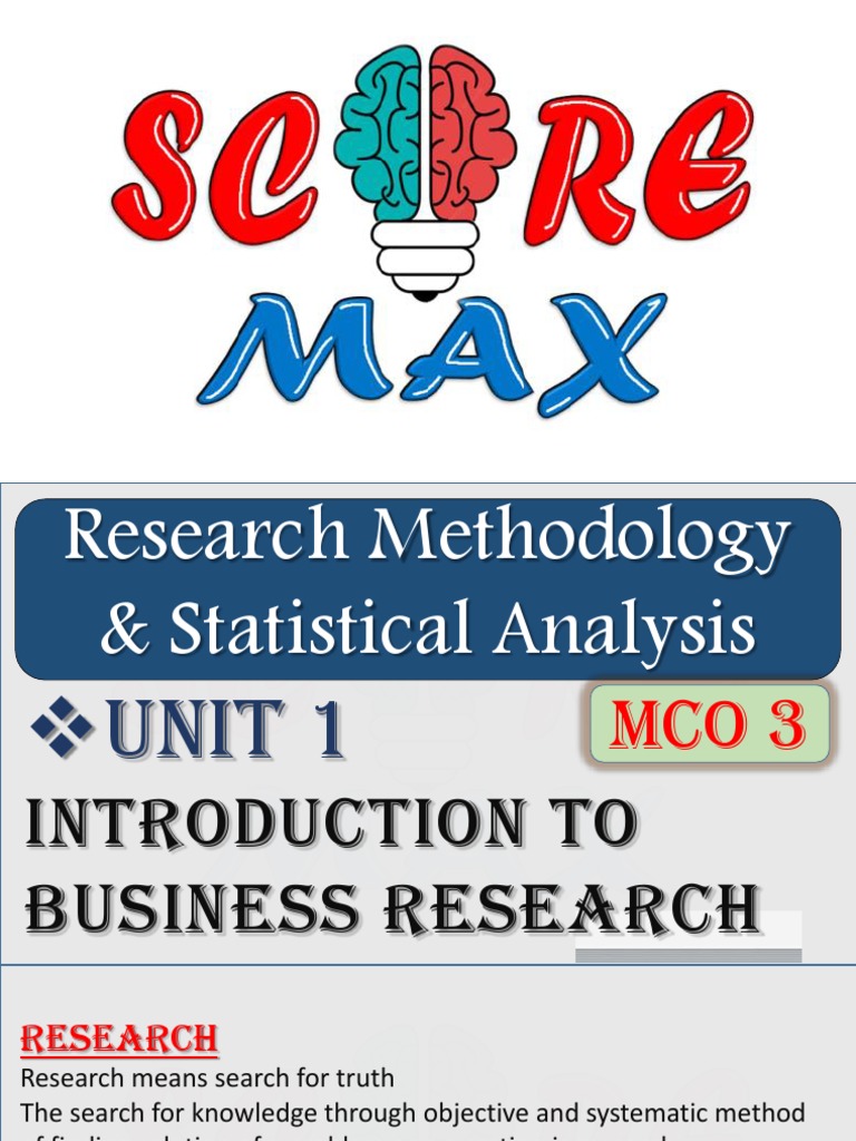 Research Methodology Overview | PDF | Hypothesis | Sampling (Statistics)