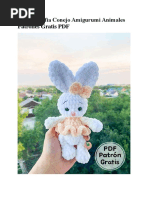 Liam Conejo Amigurumi Patron Gratis PDF | PDF | Amigurumi | Tejidos