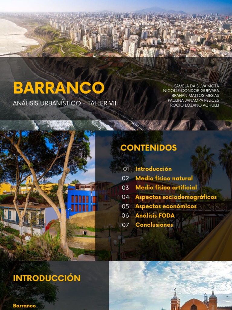 Análisis Urbanístico de Barranco | PDF | Turismo | Lima