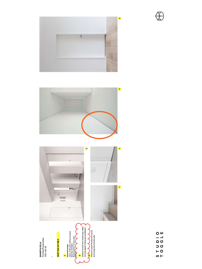 Ceiling Shadow Gap Details | PDF | Wall | Concrete