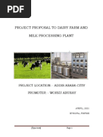 Project Proposal For Cattle and Goat Fattening and Dairy Farm (Final ...