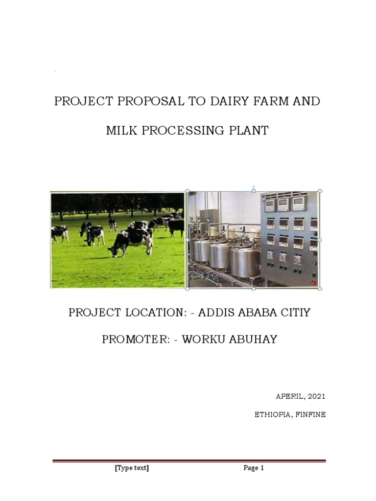 Dairy Farm and Milk Processing Plant Ab | PDF
