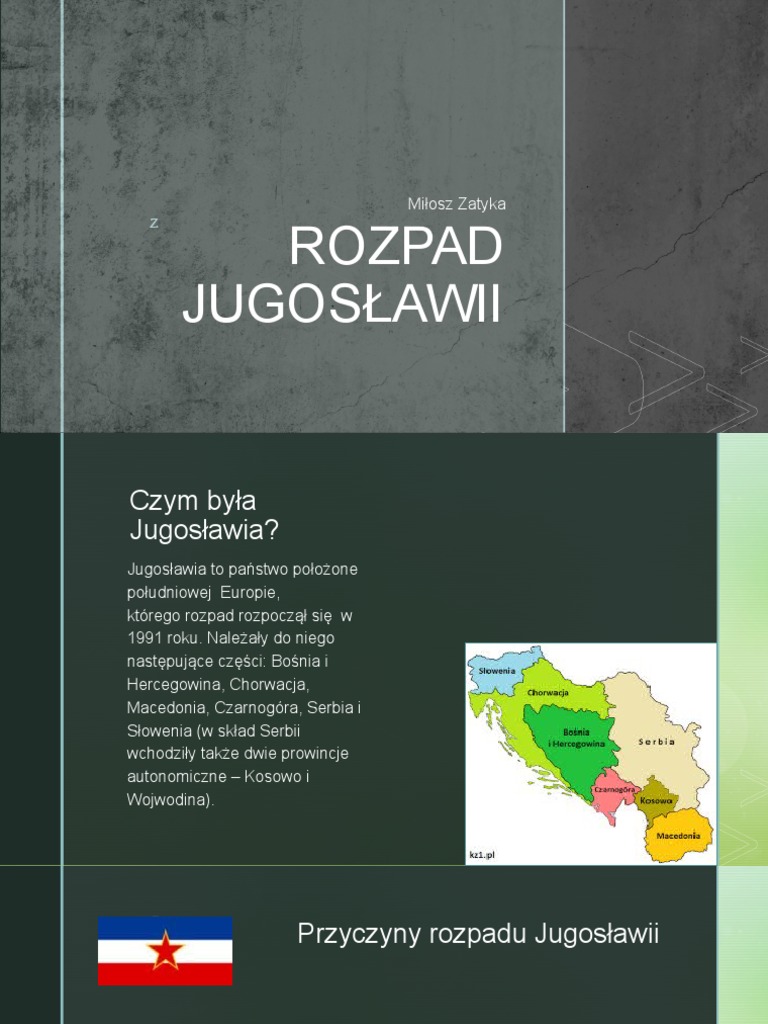 Rozpad Jugosławii | PDF