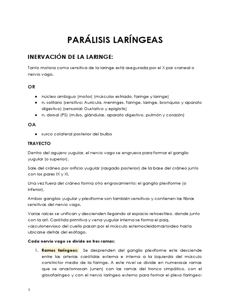 2-Parálisis laríngeas | PDF