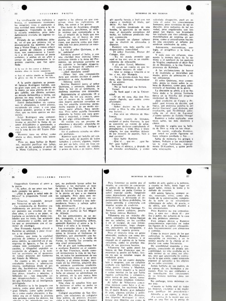 Memorias de Mis Tiempos 2 2 | PDF