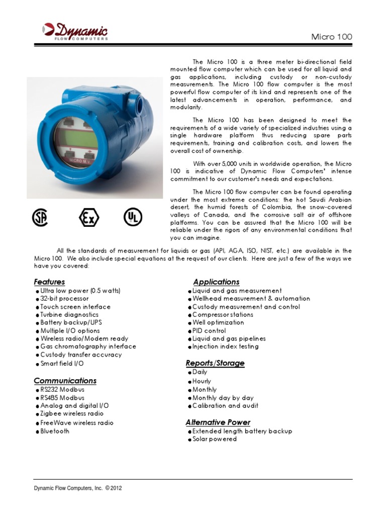 FQIT - Micro-100-Data-Sheet | PDF | Bit | Computing